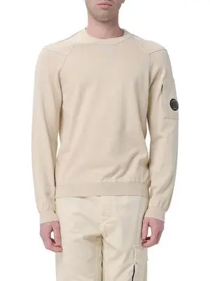 C.P. COMPANY Crew Neck Sweater - Beige