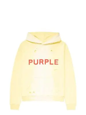 PURPLE BRAND French Terry Po Hoodie - Yellow