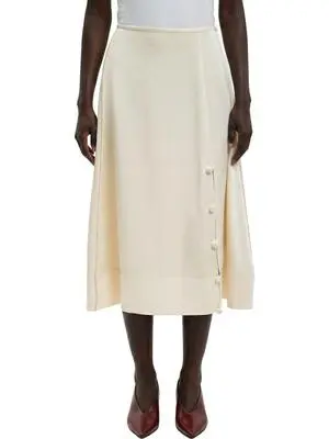 JIL SANDER A-line Skirt - Beige