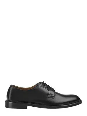 DOUCAL'S Leather Derby Shoes - Black