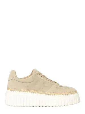 Hogan Lace-up Sneakers - Beige