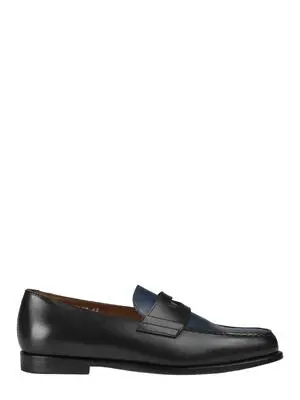 DOUCAL'S Leather Loafers - Black