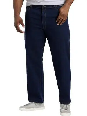 B+T ESSENTIALS Relaxed-fit Jeans - Dark Rinse