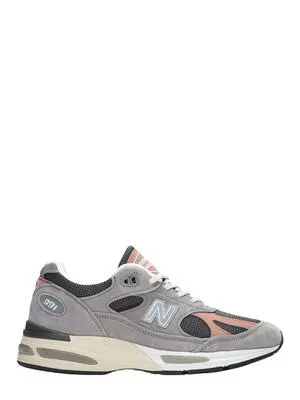 NEW BALANCE 991v2 Made In Uk 'elephant Skin Cork' Sneakers - Grey