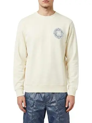 Stone Island Stone Island Crewneck Sweatshirt Ivory