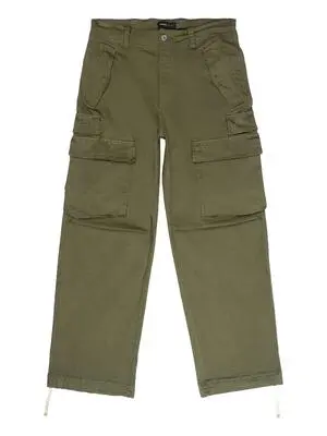 PURPLE BRAND Double Pocket Cargo Pants - Green
