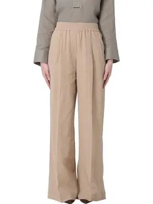 Brunello Cucinelli Wide Leg Trousers - Beige