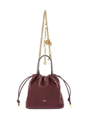 Chloé CHLOÉ Drawstring Mini Bag Red