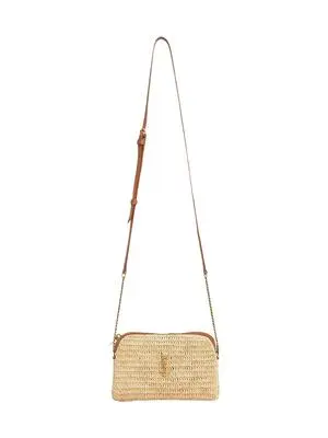 Saint Laurent Gaby Zipped Pouch - Tan