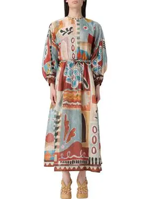 ALEMAIS Printed Maxi Dress - Multicolor