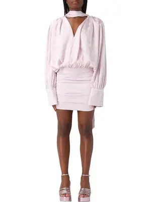 Remain Birger Christensen Ruched Mini Dress - Pink