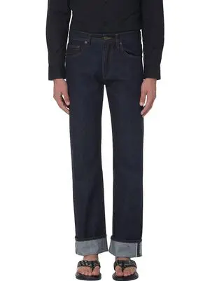Burberry Straight Leg Dark Wash Jeans - Blue
