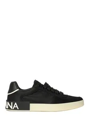 Dolce & Gabbana Lace Up Sneakers - Black
