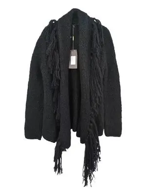 Gucci 2012 Fringe-trim Cardigan - Black