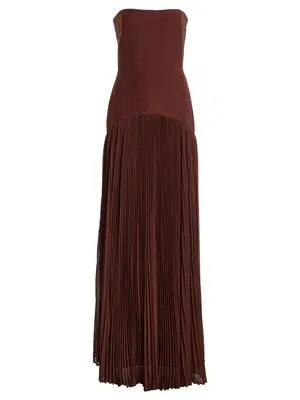 Alexis Sunniva Strapless Maxi Dress - Brown