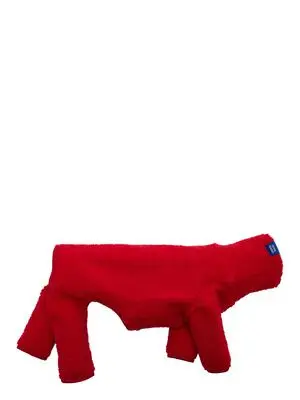 LITTLE BEAST Fleece Dog Onesie - Red