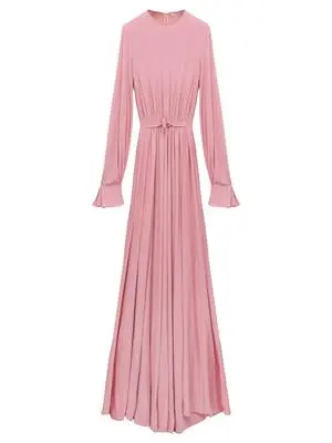 Loewe Jersey Draped Maxi Dress - Pink