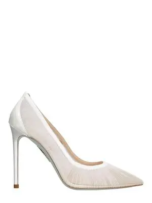 AQUAZZURA Tulle Voile Pumps 105 - White