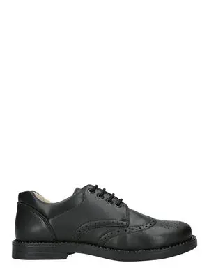 Trotters Leather Hamish School Shoes - Black