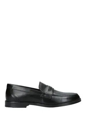 Trotters Leather Hugo Loafers - Black