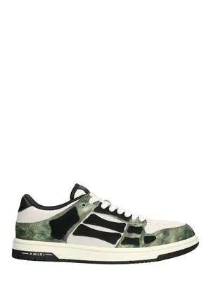 Amiri Skel Top Low Camouflage Sneakers - Green