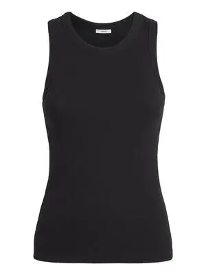 JOSEPH Stretch-cotton Tank Top - Black