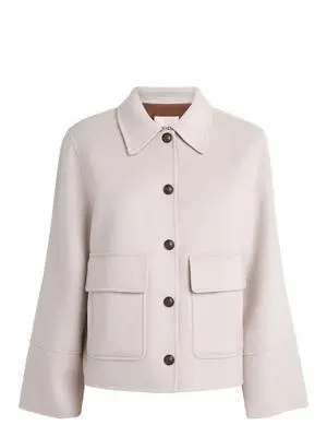 ME+EM Wool-cashmere Jacket - White