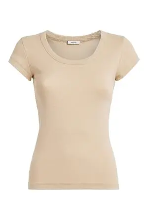 JOSEPH Cotton-blend Saba T-shirt - Pink