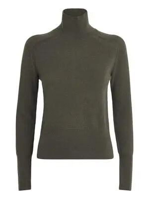 JOSEPH Cashmere High-neck Sweater - Green