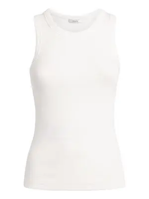 JOSEPH Stretch-cotton Tank Top - White