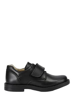 Trotters Leather School Shoes - Black
