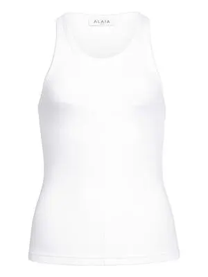 Alaïa Darts Tank Top - White
