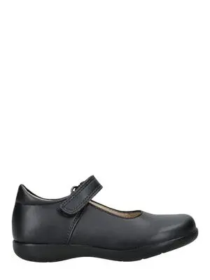 Trotters Leather Emily School Shoes - Navy