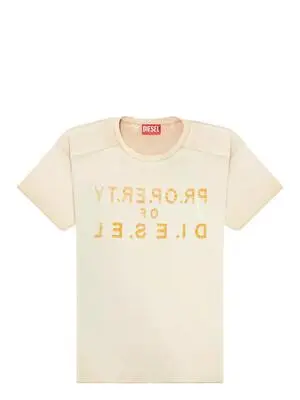 DIESEL® Logo-print T-shirt - Neutrals