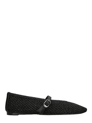 Steve Madden Gayla Knitted Ballet Flats - Black