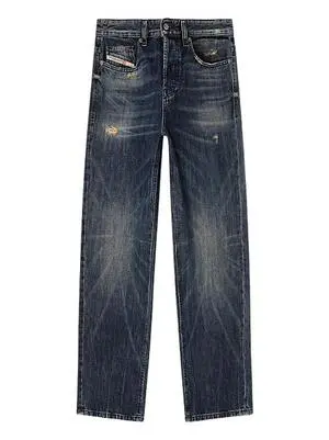 DIESEL 20 D-macro 0adbz Wide-leg Denim Jeans - 01