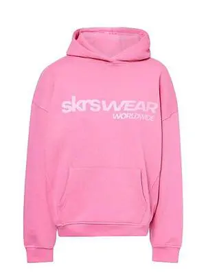 SISTERS & SEEKERS Printed Cotton-blend Hoodie - Pink