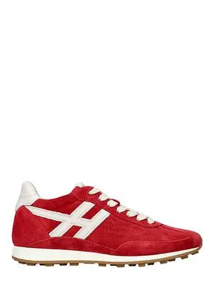Hogan H699 Suede Trainers - Red