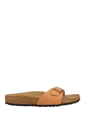 BIRKENSTOCK Madrid Vegan Buckle Slides - Neutrals