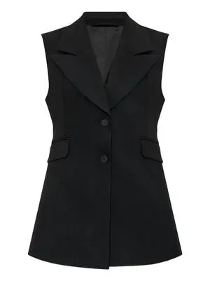 ALLSAINTS Flap-pocket Waistcoat - Black