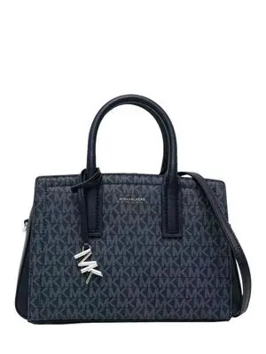 Michael Kors Small Signature Logo Satchel - Blue