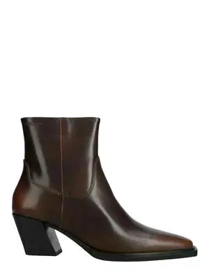 VAGABOND SHOEMAKERS Alina Leather Square-toe Boots - Brown