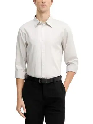 Armani Exchange Button-fastening Striped Shirt - Neutrals