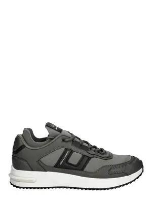 Armani Exchange Logo Detail Sneakers - Grey