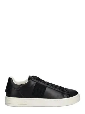 Armani Exchange Logo-detail Sneakers - Black