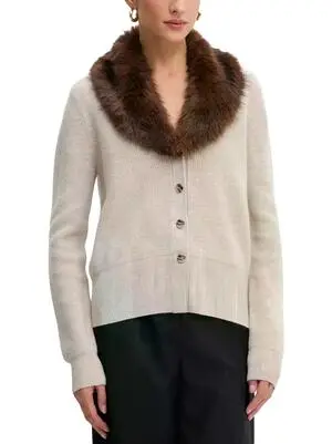 BLUGIRL Detachable-Collar Buttoned Cardigan