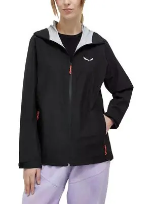 SALEWA Hooded Zip Jacket - Black