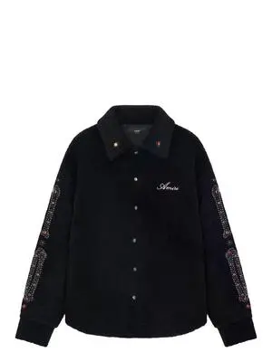 Amiri Studded Overshirt - Black