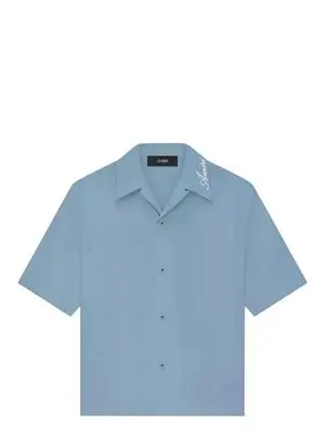 Amiri Collar Camp Shirt - Blue