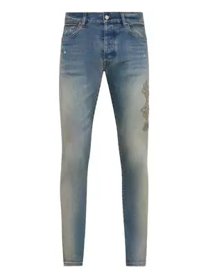 AMIRI Applique Skinny Fit Jeans